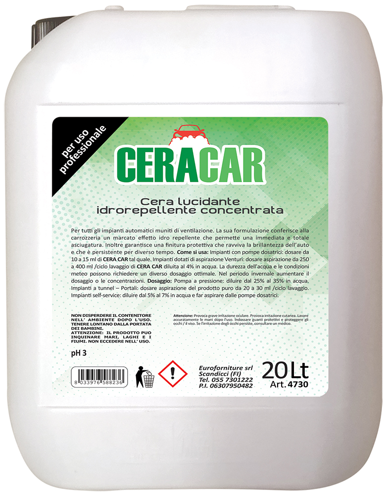 CERA CAR - Prodotti per la pulizia industriale e domestica - Euroforniture