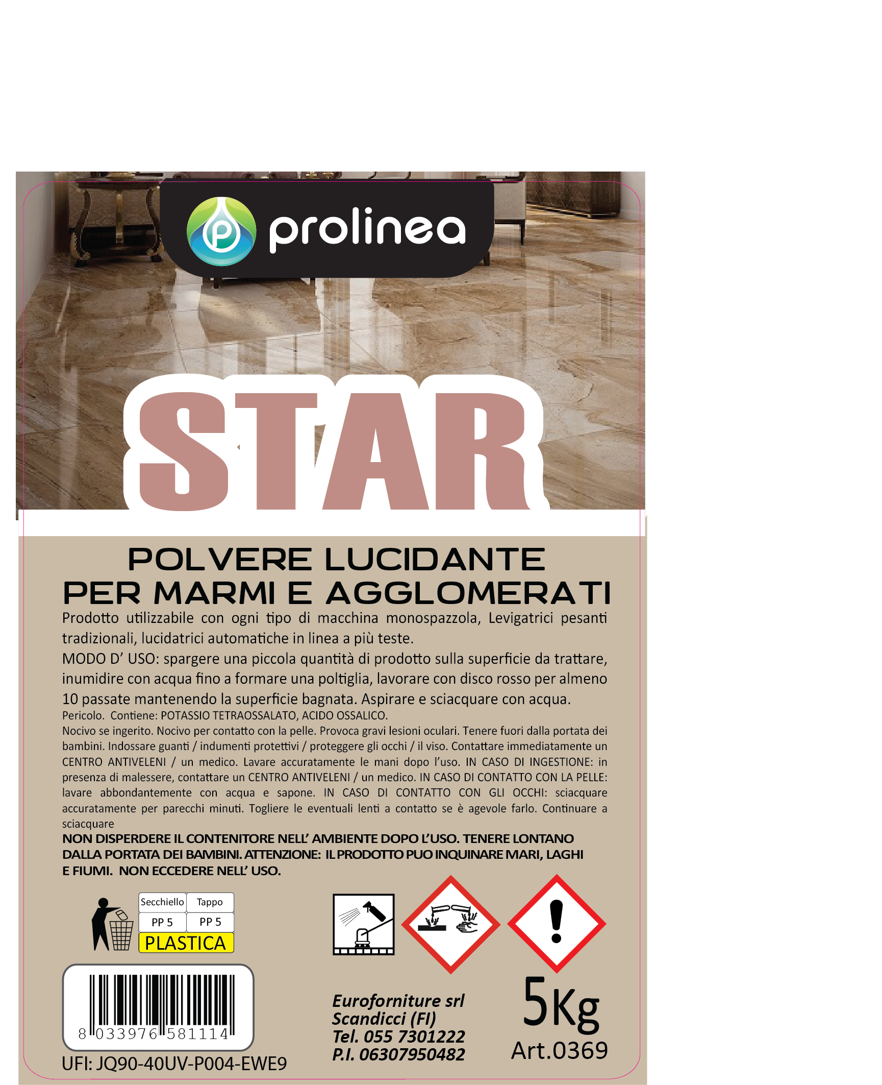 STAR POLVERE LUCIDANTE - Prodotti per la pulizia industriale e ...
